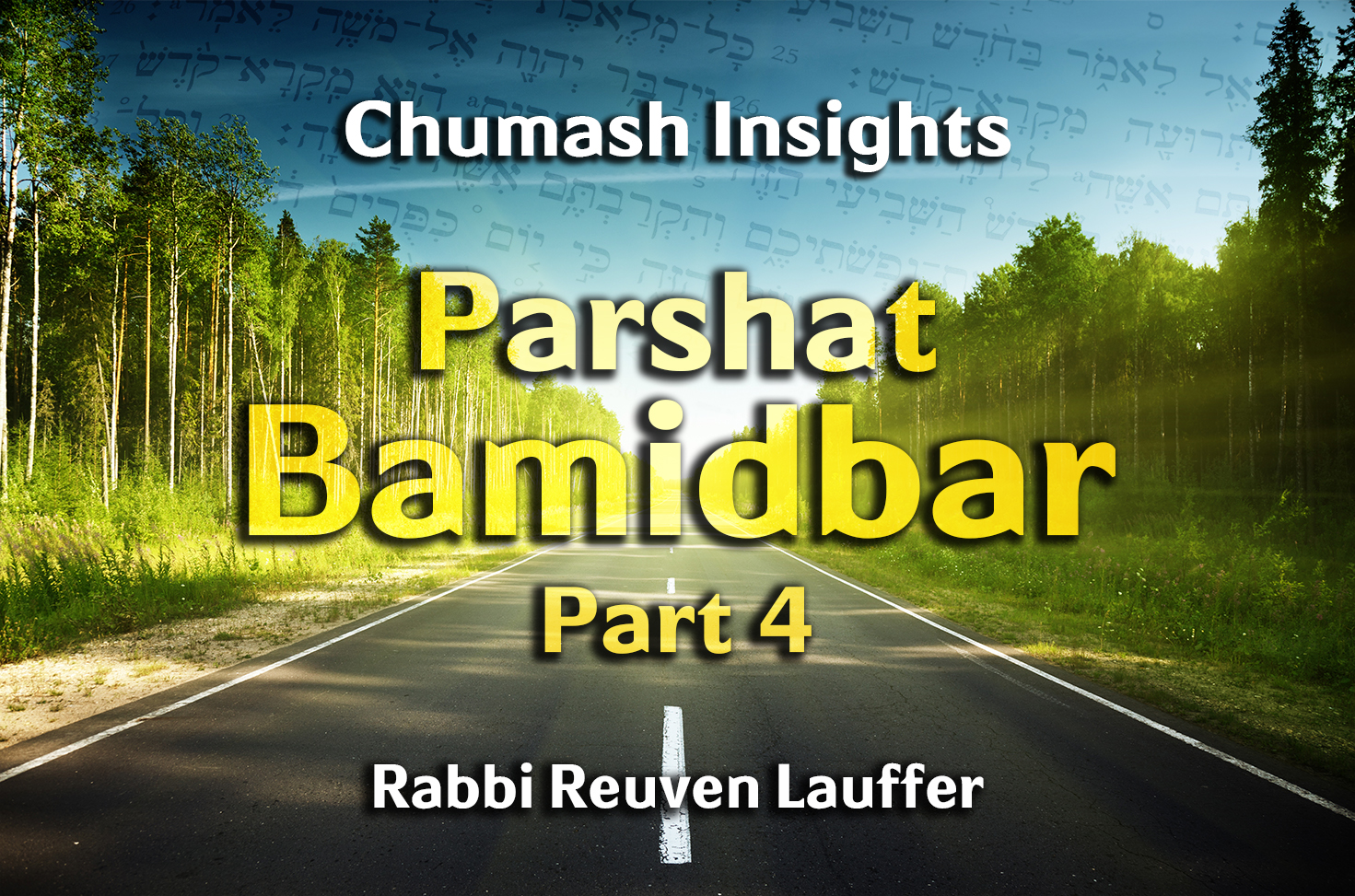 Parshat Bamidbar - Part 4 - Hidabroot.com